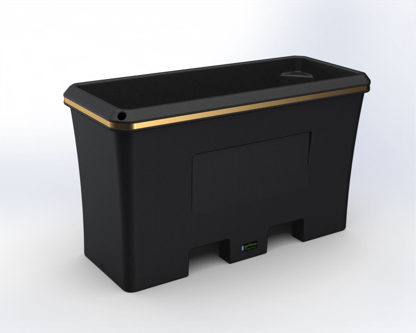 Scenic Rectangle Floor Planter | geViews