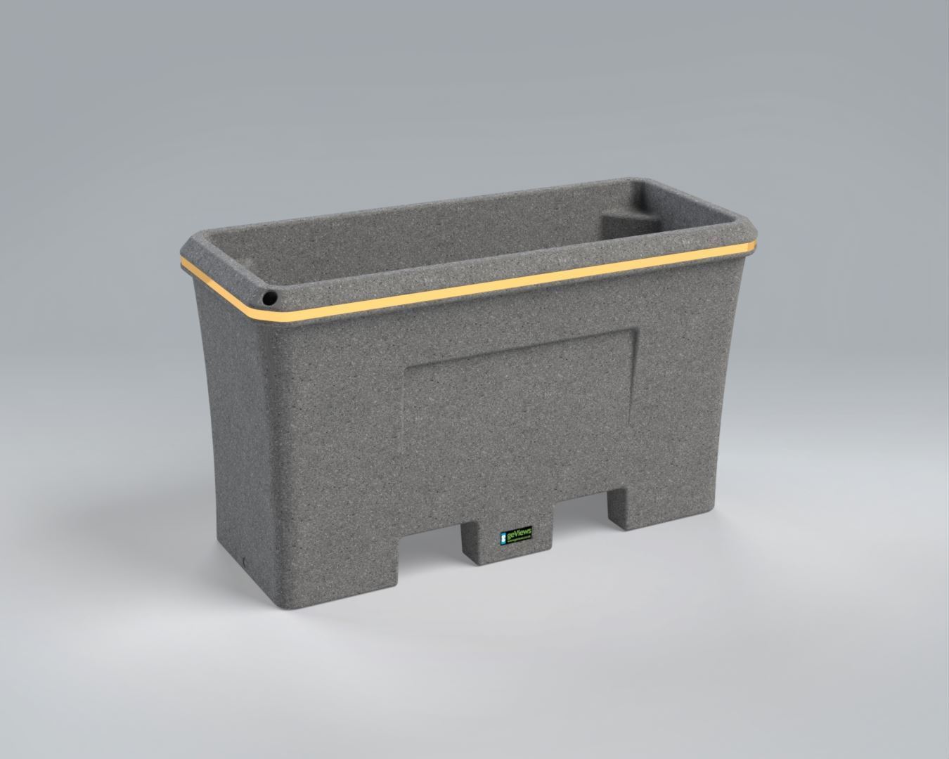 Scenic Rectangle Floor Planter | geViews